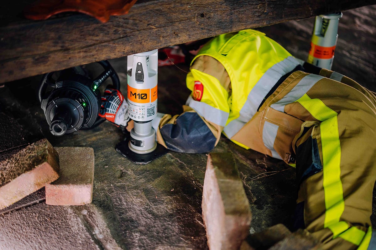 Stutten van gebouwen - Holmatro OmniShore