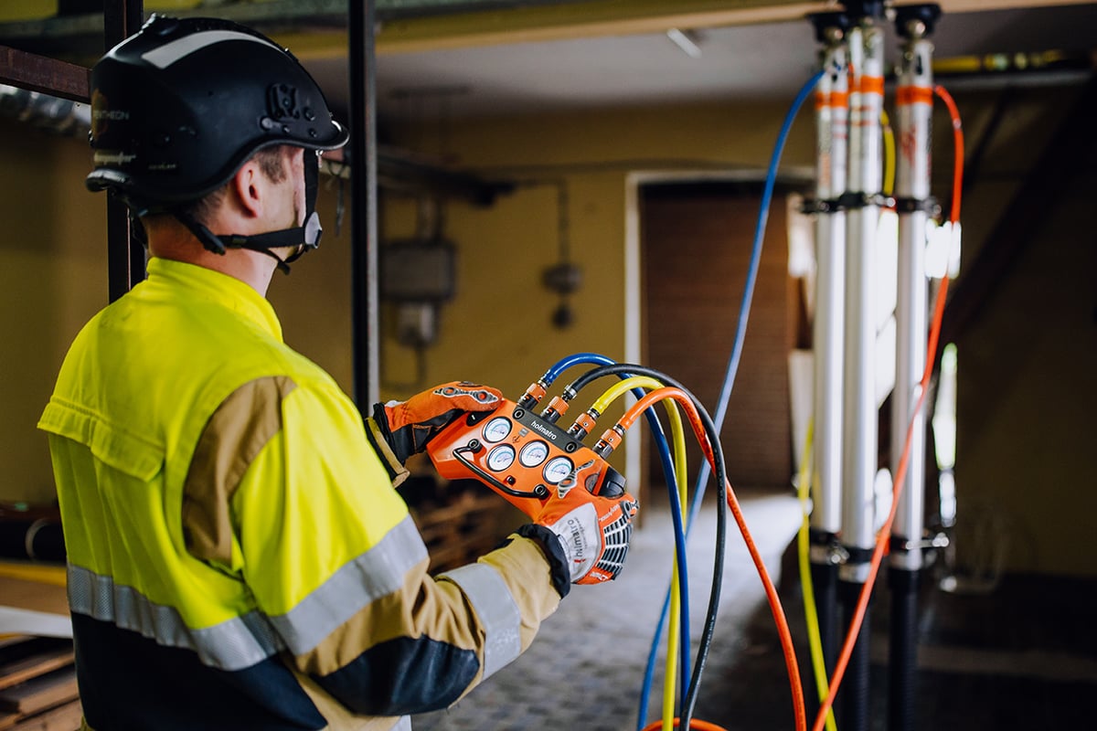 Stutten van gebouwen - Holmatro OmniShore